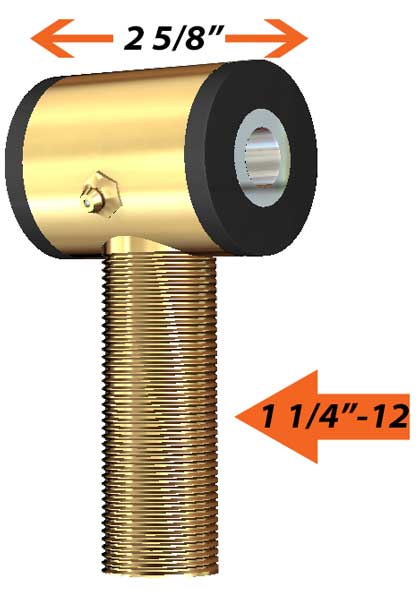 Forged Poly Joint With 1 1/4-12 TPI – Barnes 4WD