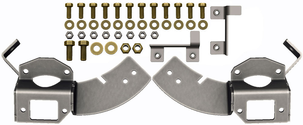 Jeep JK Rear Upper Shock Mount Extension Brackets – Barnes 4WD