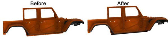 JL 4 Door Pinch Weld Covers – Barnes 4WD