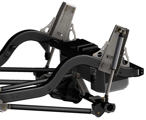Jeep Wrangler TJ and LJ Rear Frame Brackets Suspension Stretch Kit ...
