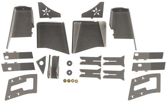 Jeep Wrangler TJ and LJ Suspension Stretch Front Frame Bracket Kit ...
