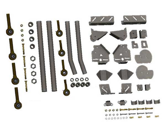 XJ Rear 4 Link Coil Spring Swap Suspension Kit – Barnes 4WD