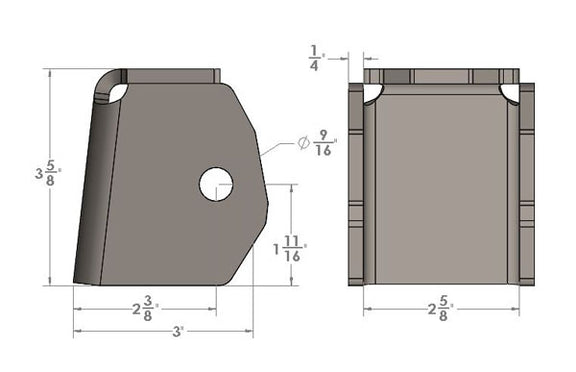 Truss Link Mount Brackets Pair – Barnes 4WD