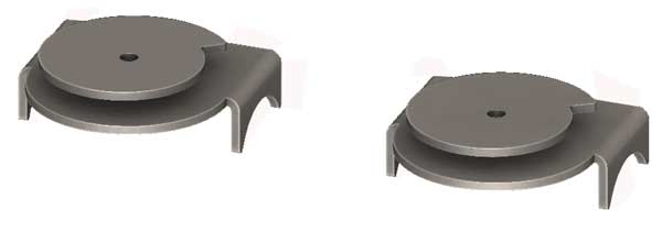 Coil Spring Bucket, Offset Axle Pair With Retainer – Barnes 4WD