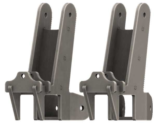 Rockwell Control Arm Brackets With Shock Tabs Pair – Barnes 4WD
