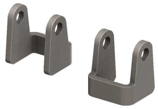 Bent, Flat Bottom Shock Bracket Pair – Barnes 4WD