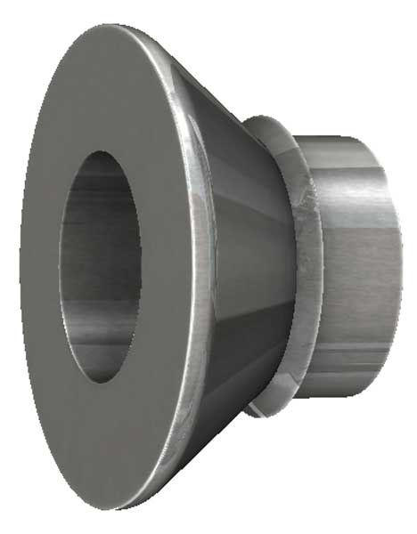 7/8 to 3/4 Safety High Misalignment Spacer Zinc Plated Steel 2 Mounting ...