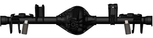 Jeep TJ, LJ OEM Rear Axle Shock Mounts by BARNES4WD – Barnes 4WD