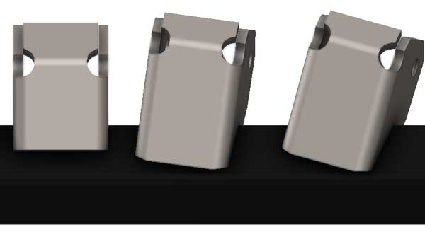 Square Link Mount Bracket Pair – Barnes 4WD