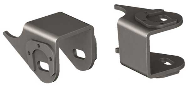 Jeep TJ Front Axle Lower Control Arm Brackets – Barnes 4WD