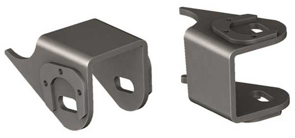 Jeep TJ Front Axle Lower Control Arm Brackets – Barnes 4WD